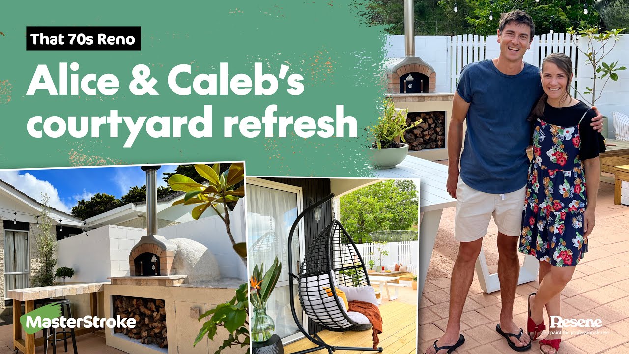 That 70s Reno - Alice & Caleb's courtyard refresh - YouTube