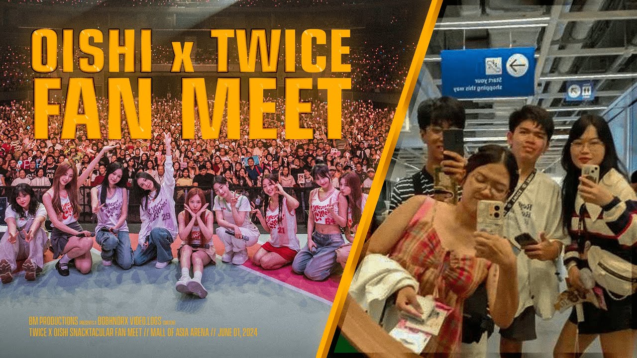 My Oishi x Twice Fan Meet Experience - YouTube