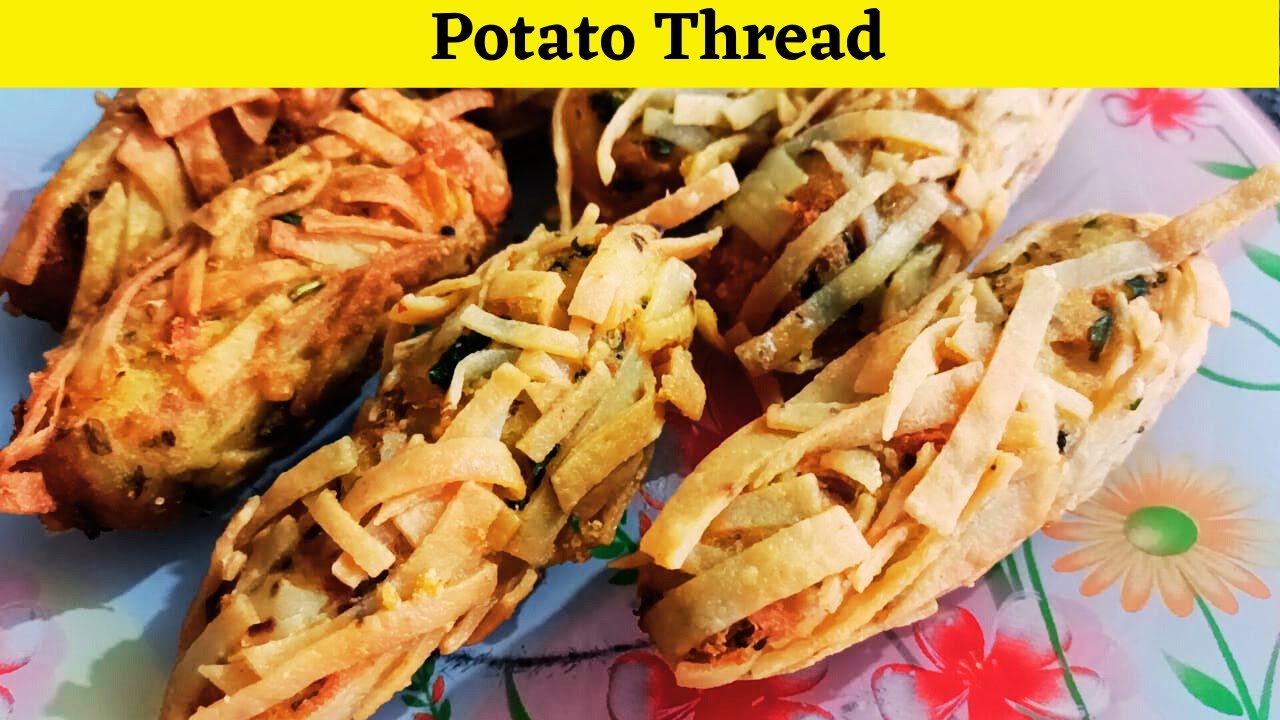 Crispy Thread Potato Recipe By Chaska_Bite | Ramadan Special - YouTube