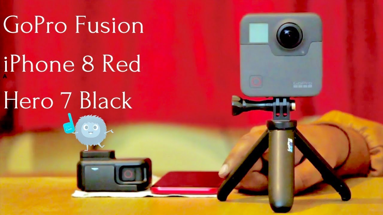 GoPro Hero 7 vs GoPro Fusion 360 vs iPhone 8 | Comparison and Sample ...