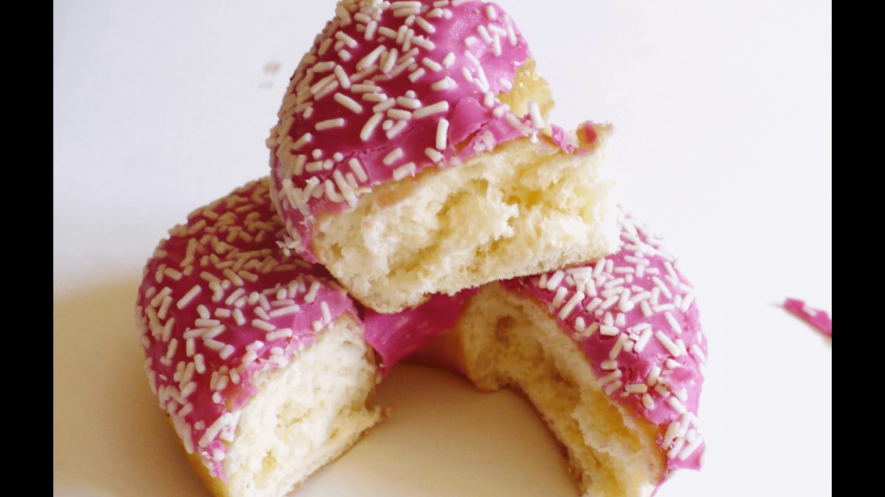 ALDI AMERICAN STYLE DONUTS WITH WHITE,PINK,BROW GLAZE - YouTube