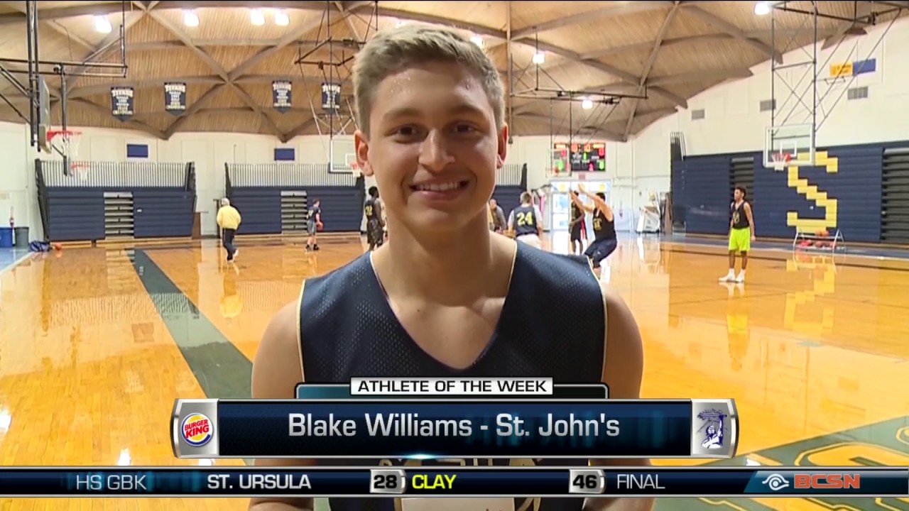 Burger King Athlete Of The Week Blake Williams - YouTube