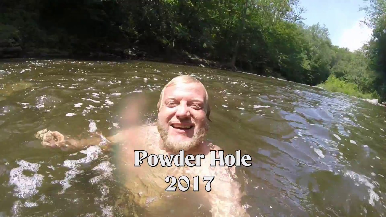 The Great Powder Hole 2017 (8 year old jumps a 24 foot cliff!!!!) - YouTube