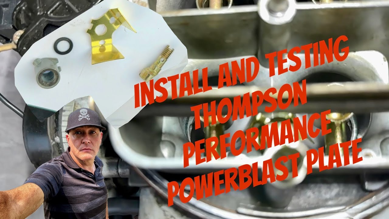 Thompson Power Blast Plate Install & Test | Pontiac Firebird 455 ...