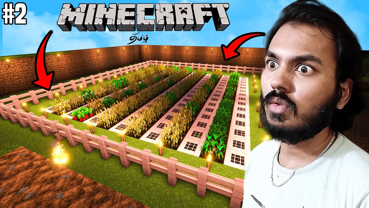 Minecraft Tamil: Making My Own Farm In Minecraft 🏠 | Episode 2 ...