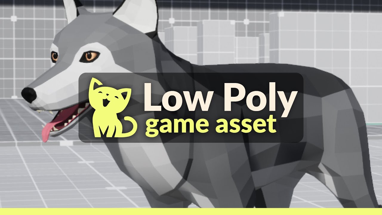 Low Poly Wolves - Game Asset - YouTube