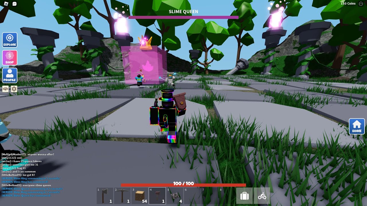 Roblox Islands Solo Series! (Episode 1: Fighting Slime Queen!) - YouTube