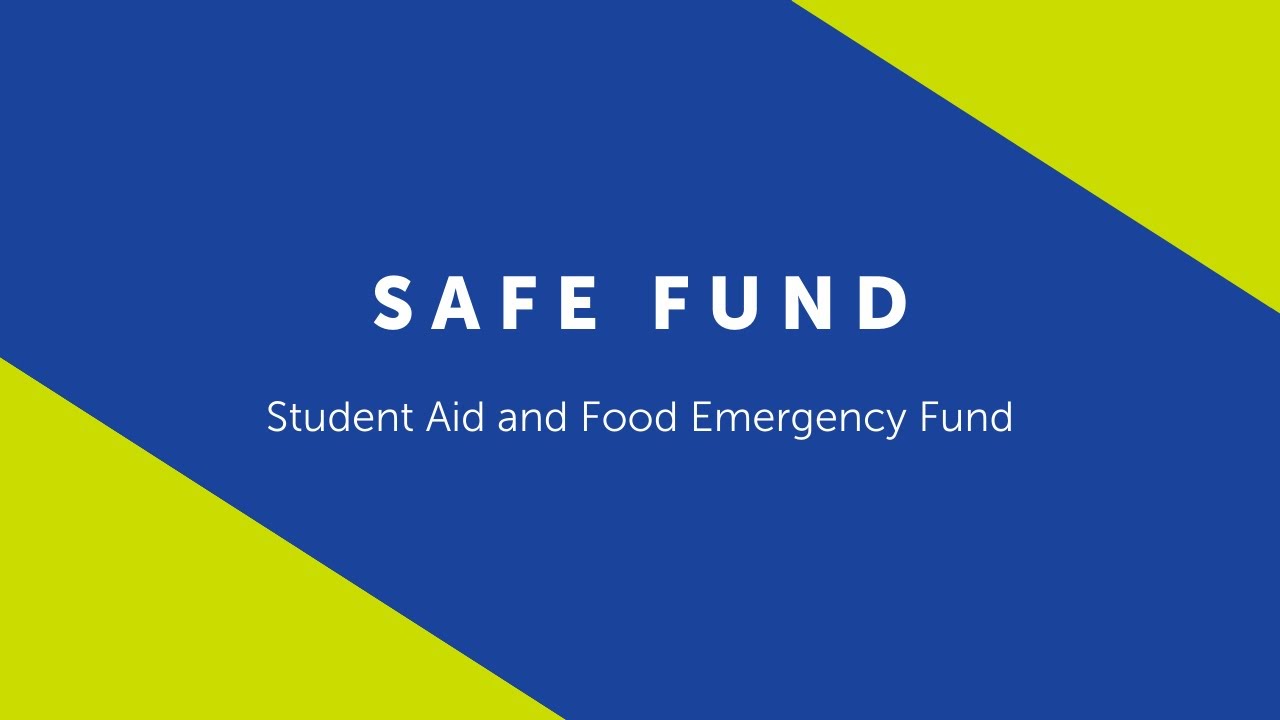SAFE Fund (Student Aid and Food Emergency) - Allison Mootz, VP and Dean ...