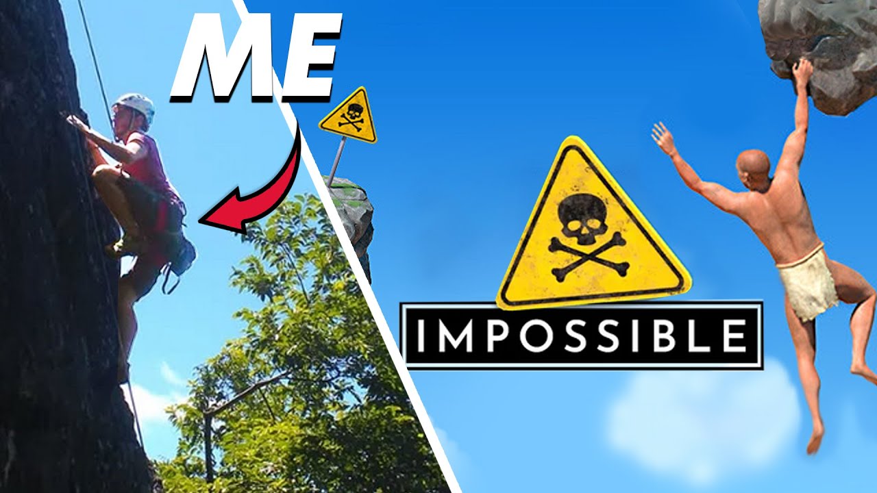 ROCK CLIMBER vs. the HARDEST Climbing Game EVER! - YouTube
