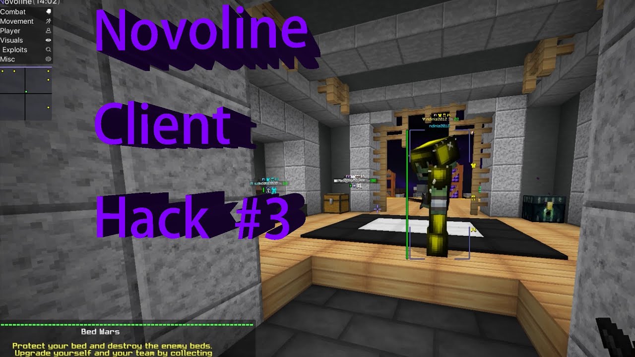 Novoline Client | Hypixel Bedwars [Fastest fly] #2 - YouTube