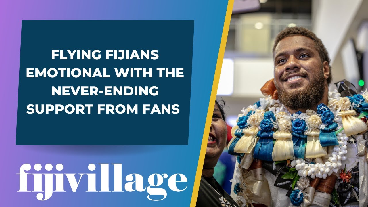 Flying Fijians emotional with the never ending support from fans - YouTube