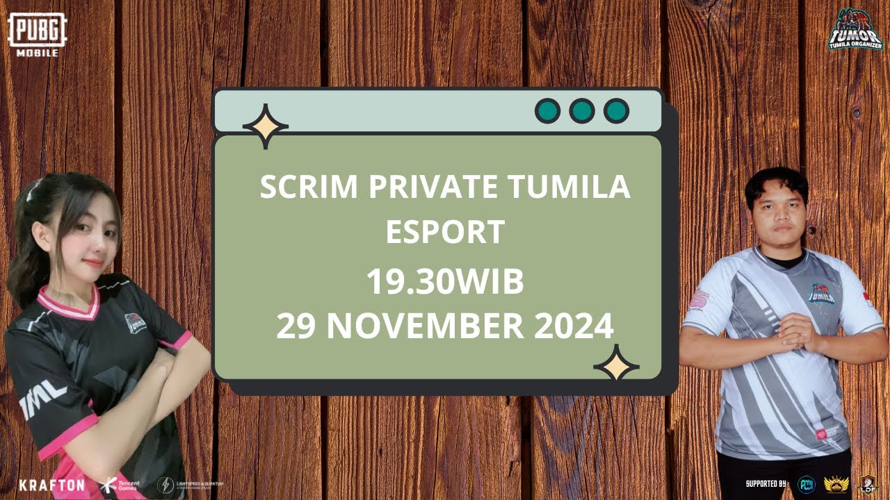 PUBG MOBILE SCRIM PRIVATE TUMILA ESPORTS 29 NOVEMBER 2024 - YouTube