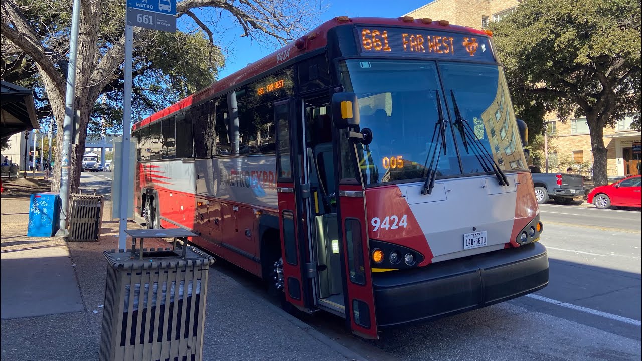 Riding Capital Metro (Route 661) FULL NB RIDE #9424 - YouTube