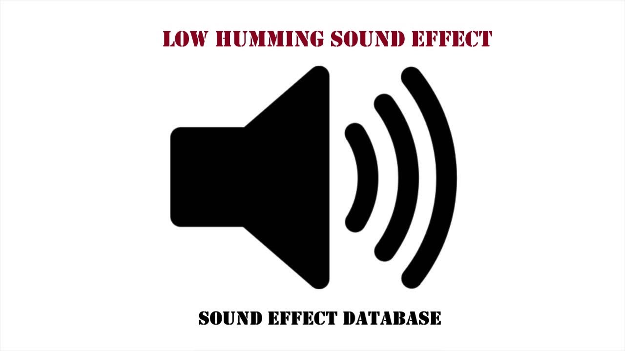 Low Humming Sound Effect - YouTube