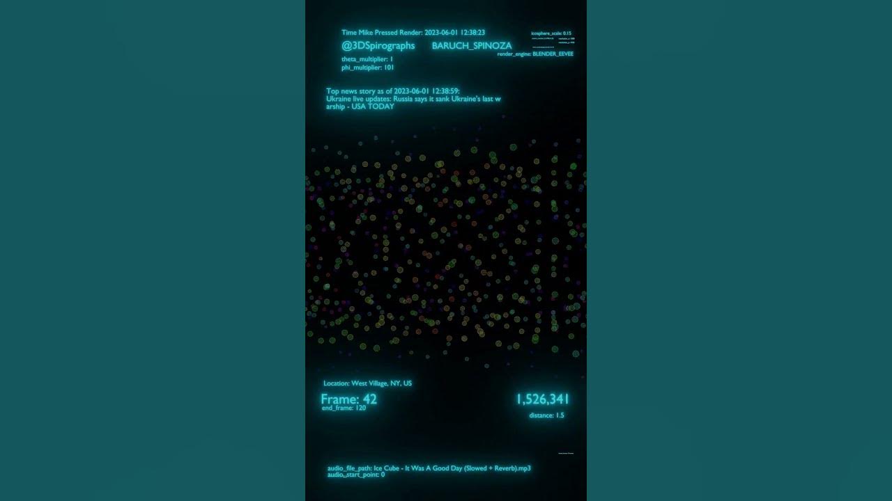 1000 icospheres wave animation made with Blender Python and ChatGPT ...