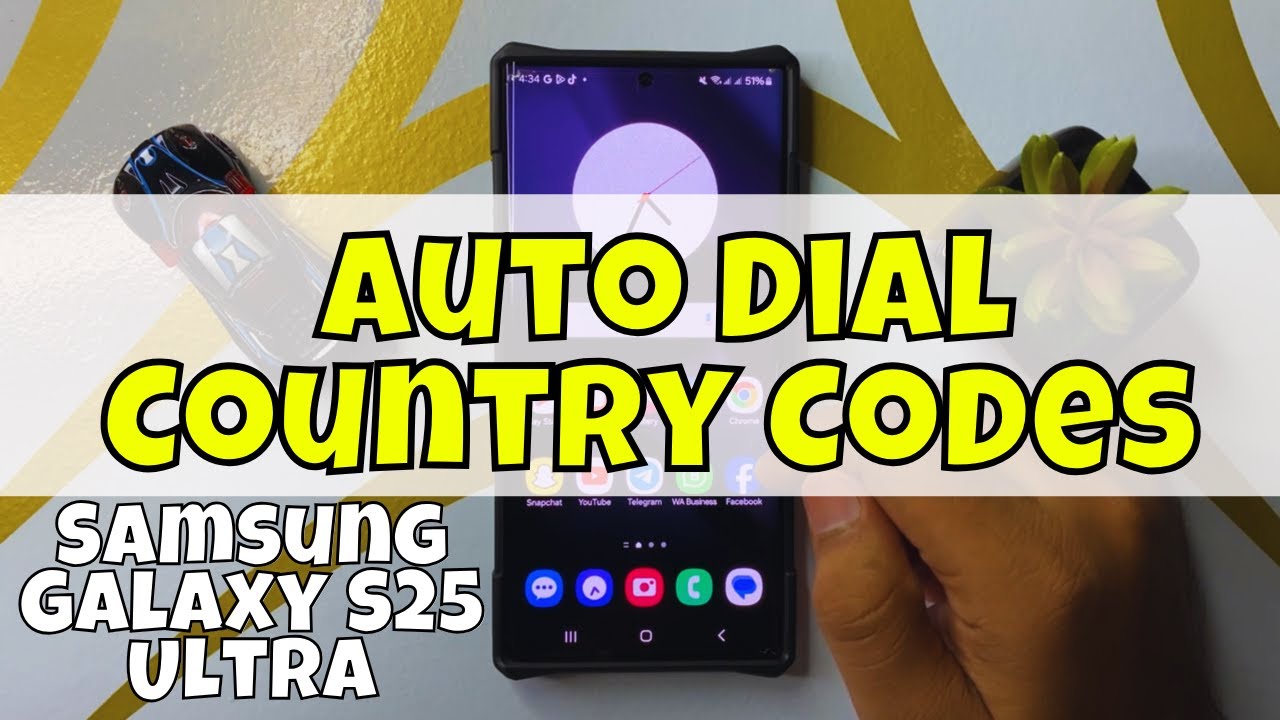 Roaming Fix: Auto Dial Country Codes Samsung Galaxy S25 Ultra - YouTube