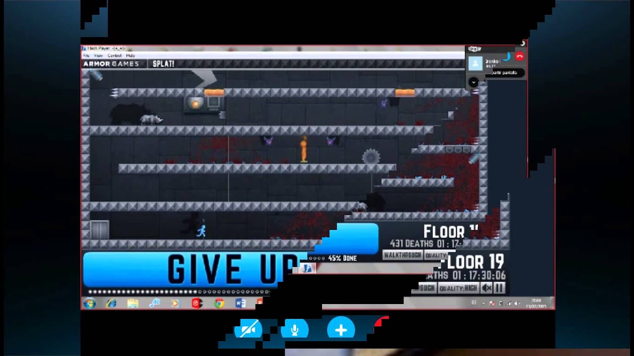 amigo jugando give up 2 - YouTube