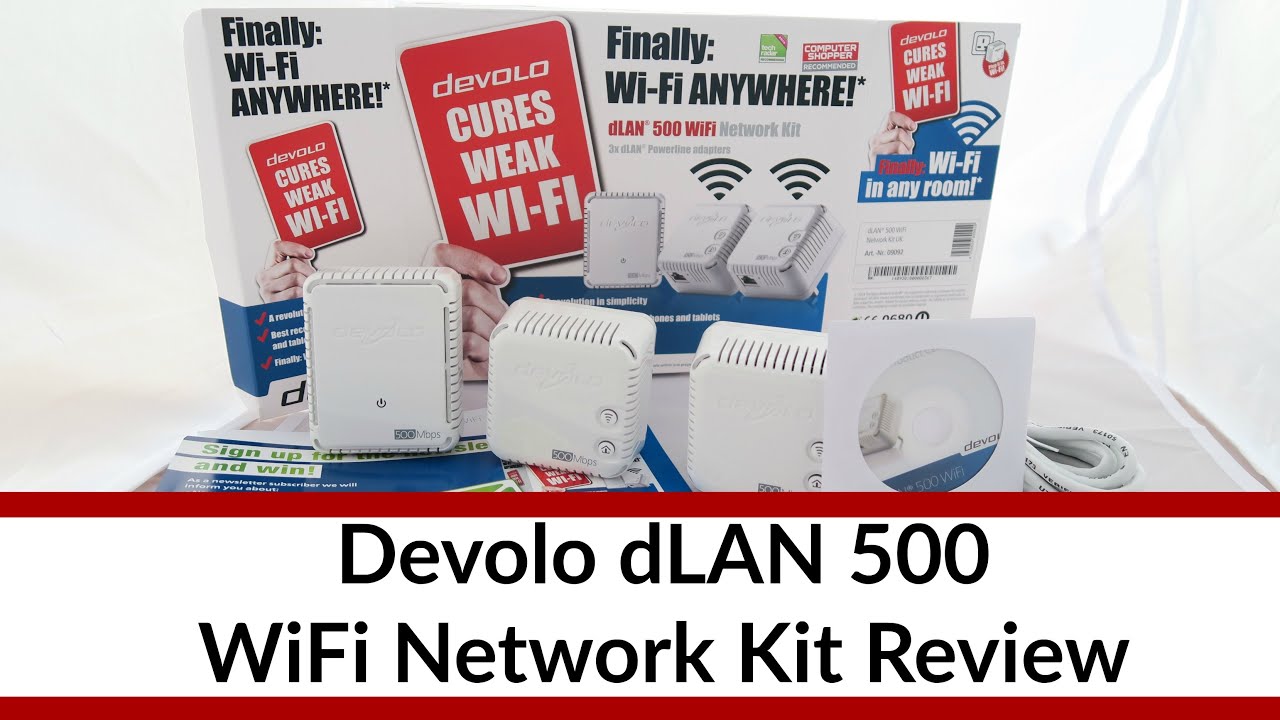 Devolo dLAN 500 WiFi Network Kit Review - YouTube