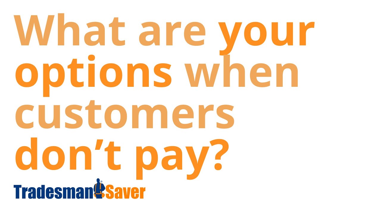 How to chase payment when your customers don't pay. - YouTube