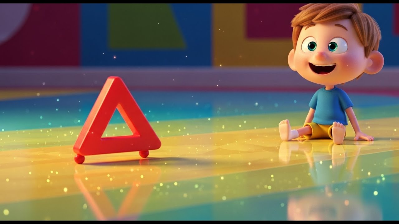 Tap the Red Triangle! | Shapes and Colors Learning Song for Kids - YouTube