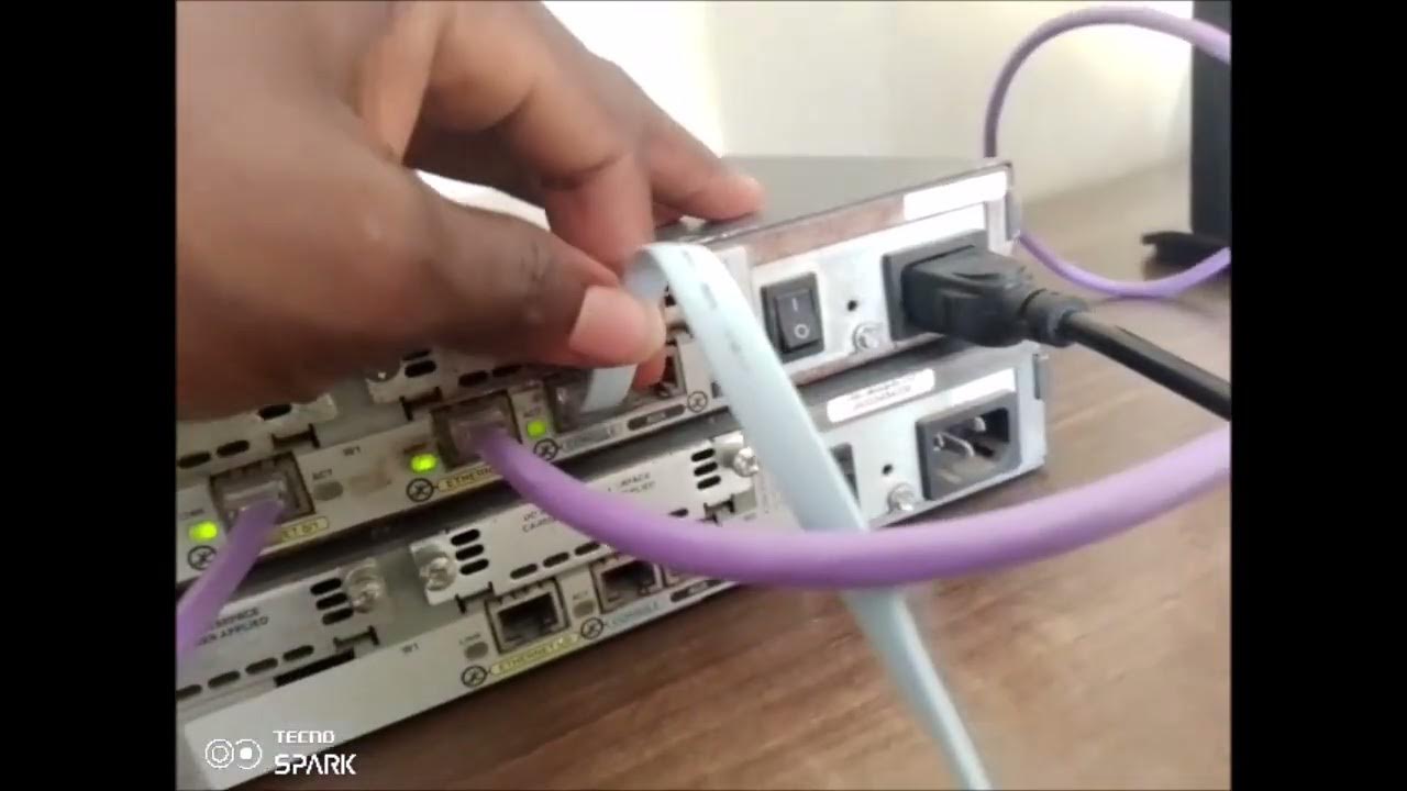 Practical on how to set up and configure Cisco router and switches ...