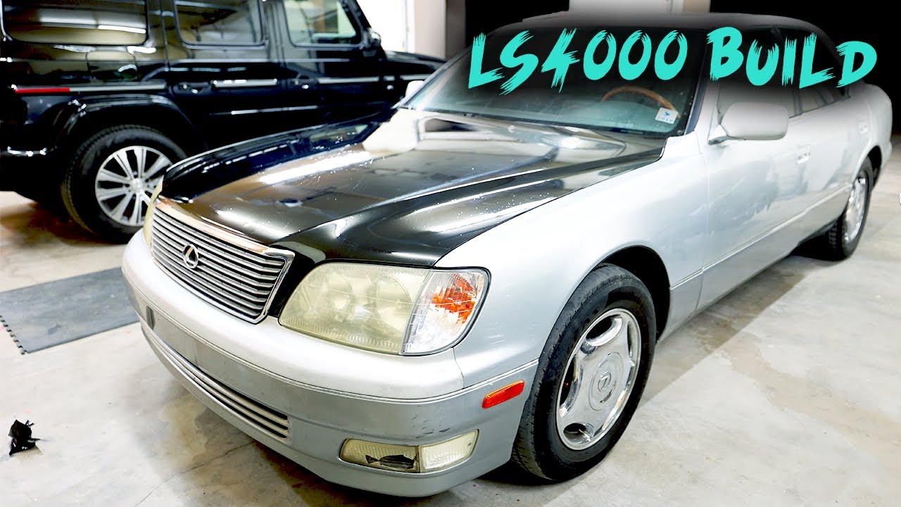 Wrapping a Lexus LS400 For The 1st Time - YouTube