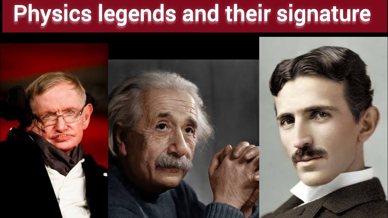 "Physics Legends: The Signatures That Changed the Universe!"- From ...