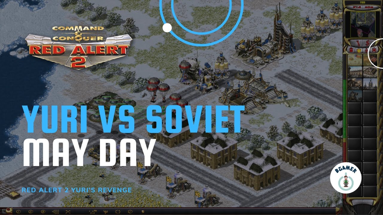 Red Alert 2 Yuri's Revenge - Yuri VS Soviet - Map May Day - YouTube