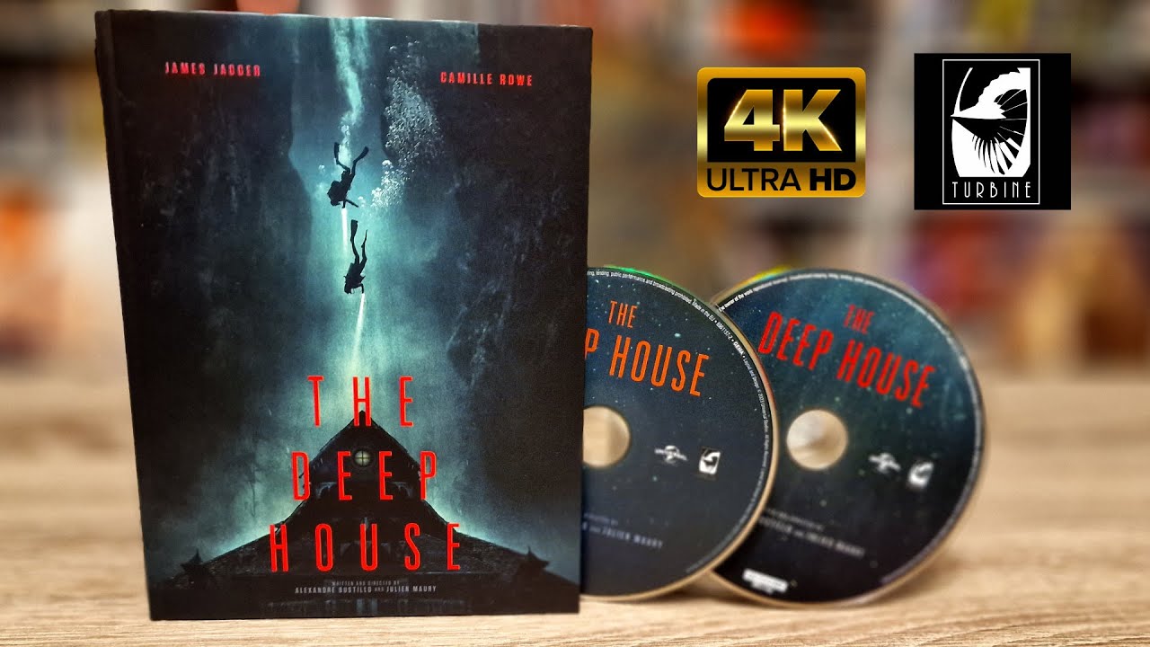 THE DEEP HOUSE 4k UHD / Blu-Ray Mediabook TURBINE Unterwasserhorror von ...
