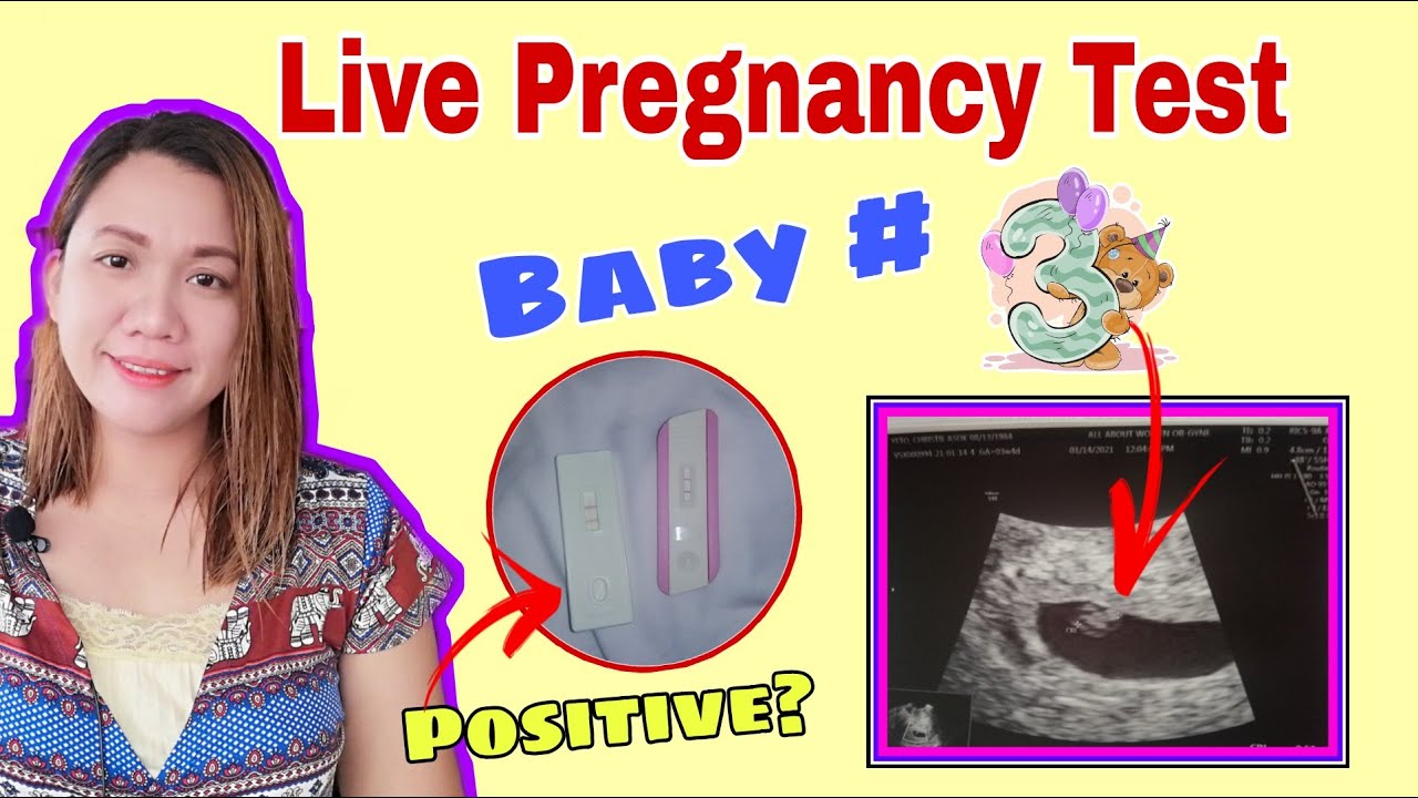 LIVE Pregnancy Test! I'm Pregnant with Baby # 3! ️ - YouTube