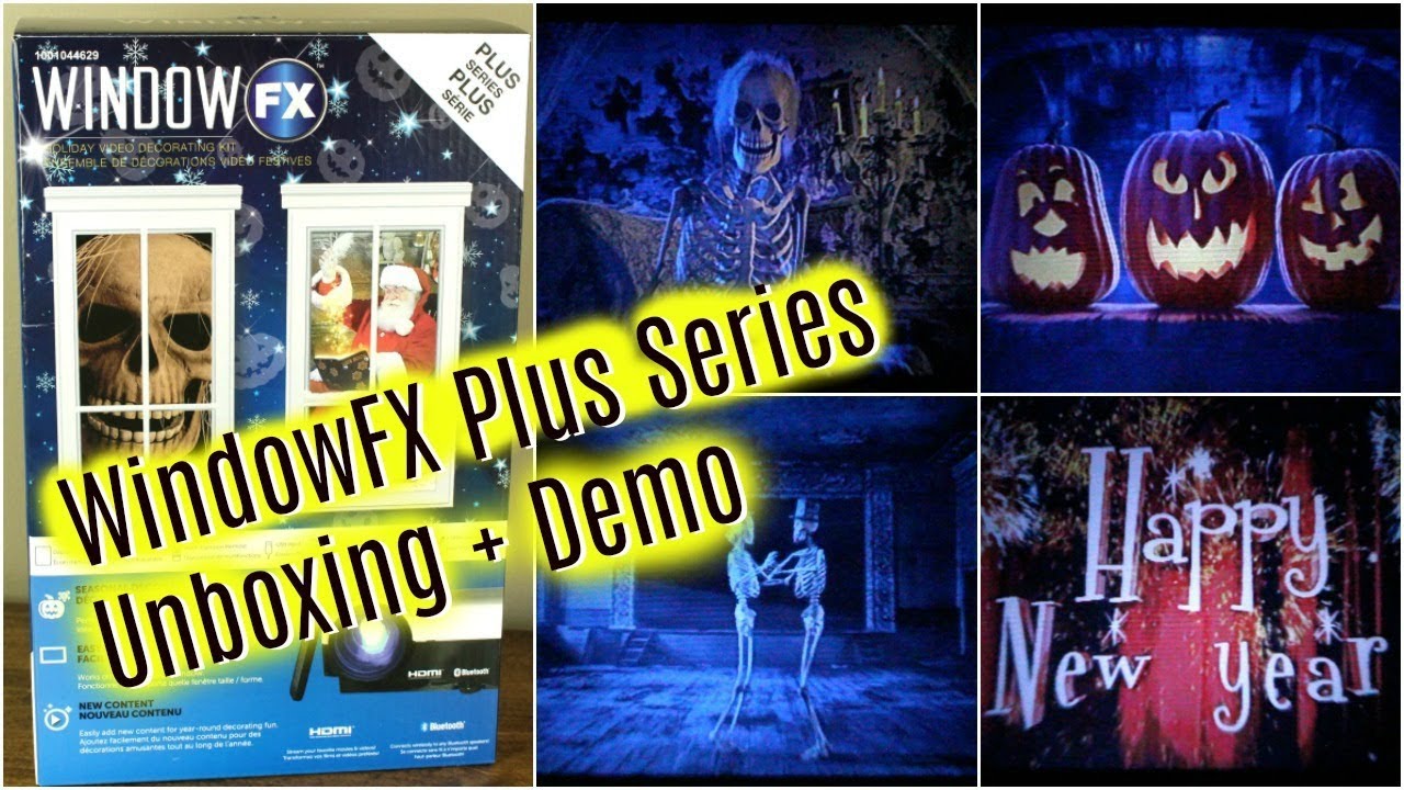 WindowFX Plus Series 2017 | Halloween + Christmas Window Projector Unit ...
