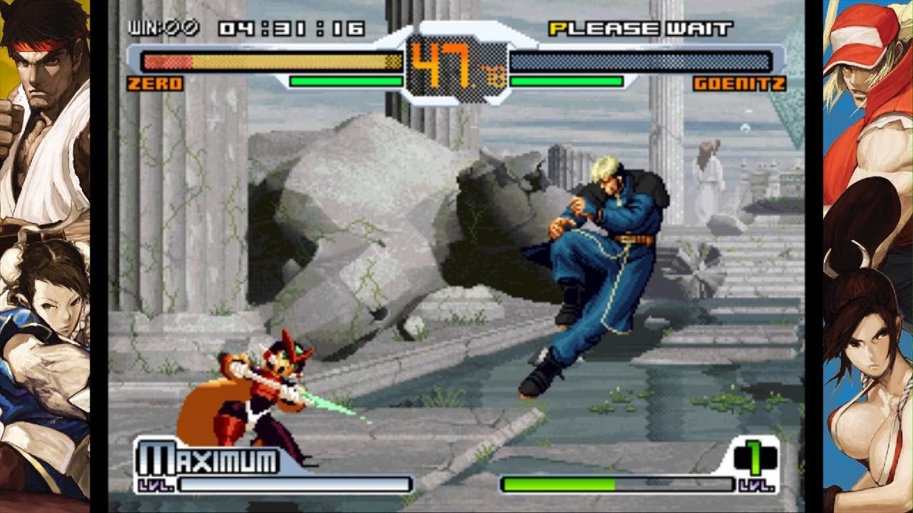 SNK VS. CAPCOM SVC CHAOS : Zero from Rockman Zero Match 2 - YouTube