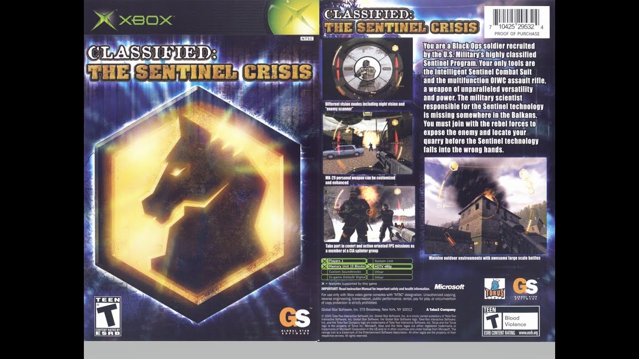 Classified: The Sentinel Crisis (2005) | Xbox Exclusive | 60 fps ...
