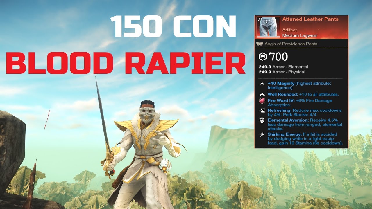 🩸 Blood Rapier ONESHOT Build Update (until end of S3) | Attuned Leather ...