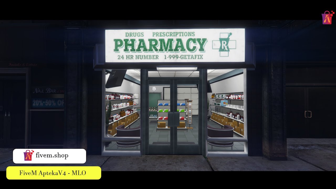 FiveM Pharmacy MLO #fivem #pharmacy - YouTube