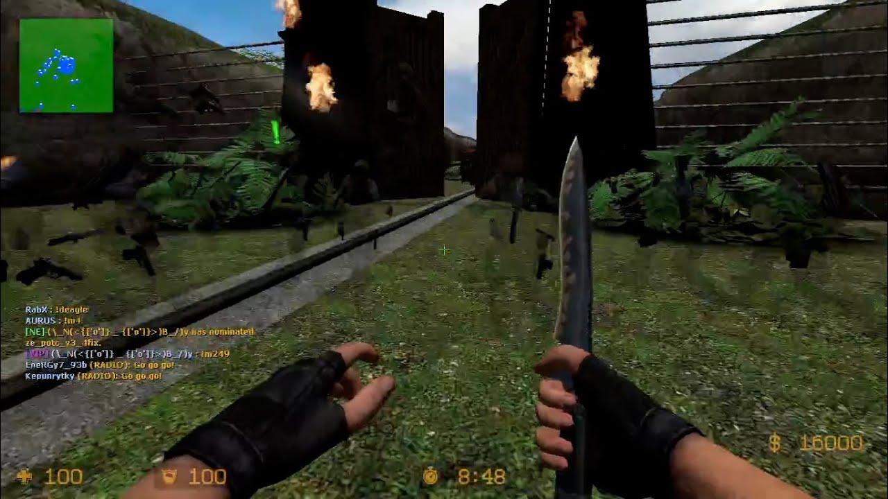 Counter-Strike: Source Zombie Escape Gameplay ze_jurassicpark_c1v4 ...