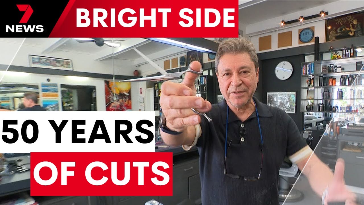 Tom Gallo Hair still going strong after 50 years in Rozelle | 7NEWS ...