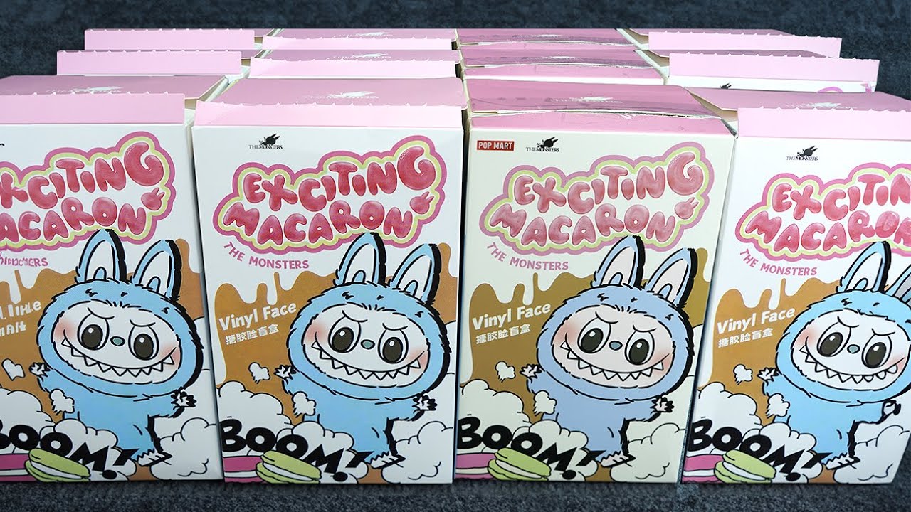 8 Minutes Satisfying with Unboxing Labubu "Exciting Macaron" Toys ...