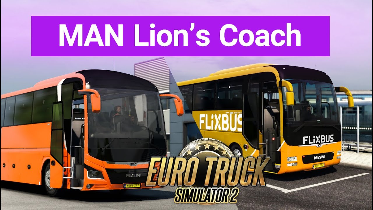 [ETS2] Man Lion's Coach Pack [1.45] - YouTube