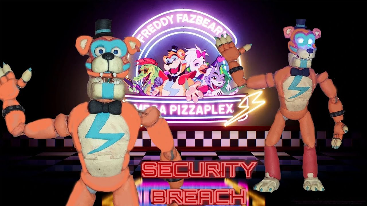 Как слепить аниматроника: Глэмрок Фредди | SECURITY BREACH | LED-ГЛАЗА ...