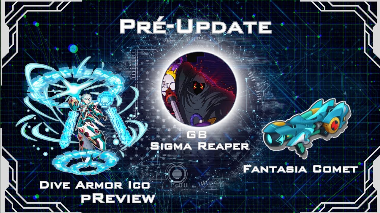 Pré-Update - pReview Dive Armor Ico - Fantasia Comet - Sigma Reaper - E ...