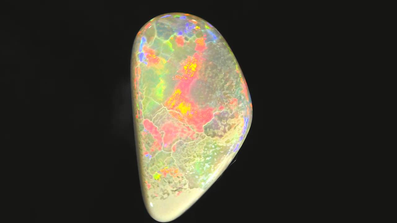 1,37ct solid opal Lightning Ridge L2 - YouTube