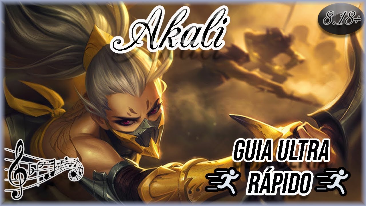 🔴 AKALI RUNAS, ITENS E DICAS - GUIA ULTRA RÁPIDO + MÚSICA LOST SKY ...