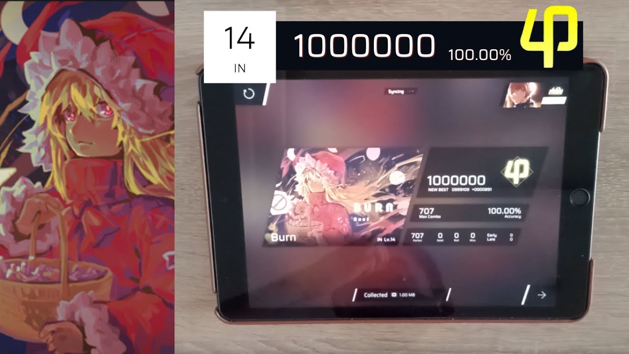 【RECHALLENGE】Burn [IN 14] | ALL PERFECT!!! 【Phigros】 - YouTube