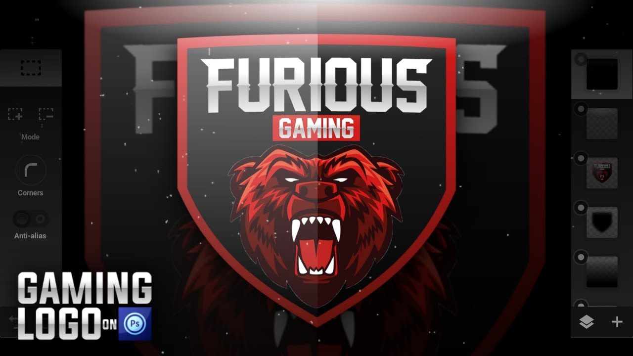 How to make GAMING LOGO on android | Ps touch | Pixellab | Tech Buddy ...