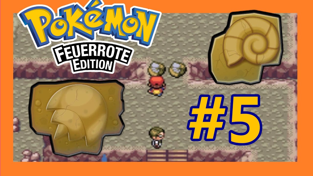 Pokémon Feuerrot |Domfossil oder Helixfossil im Mondberg |Endlich in ...