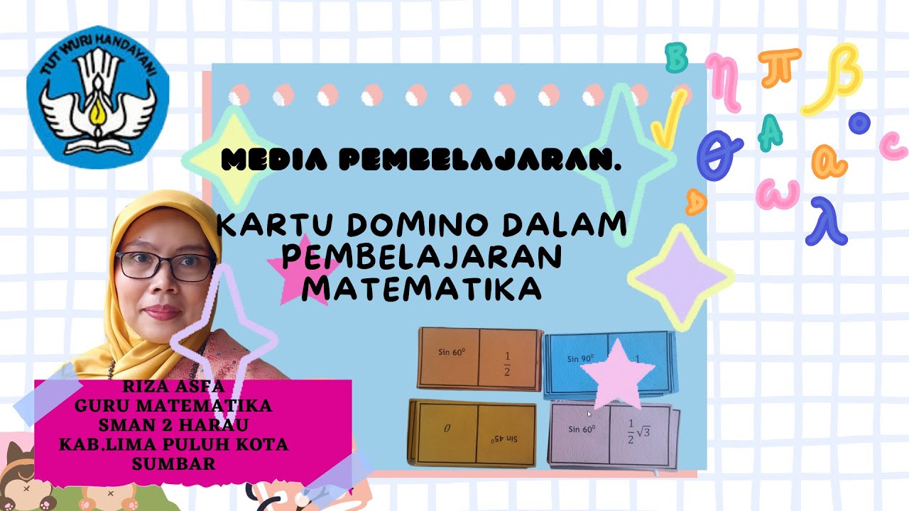 Pembuatan kartu domino dalam pembelajaran matematika - YouTube