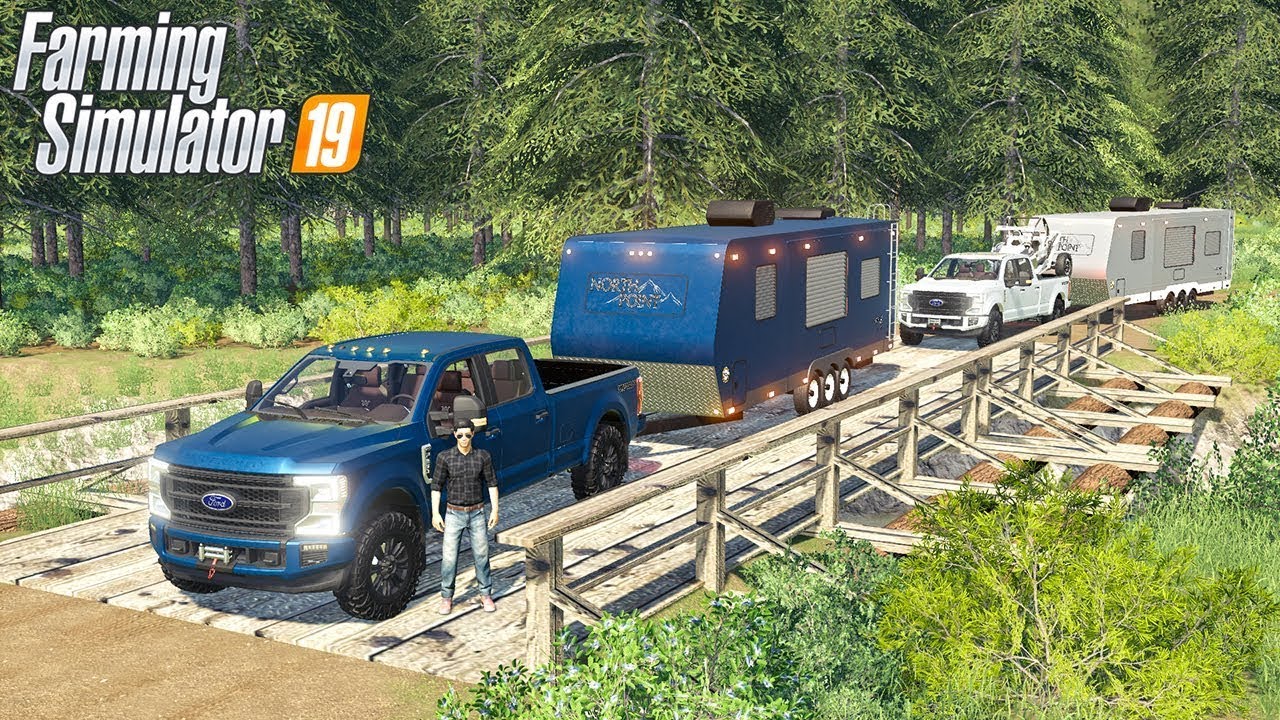 Farming Simulator 19 - Going Camping - Pt.1 - YouTube