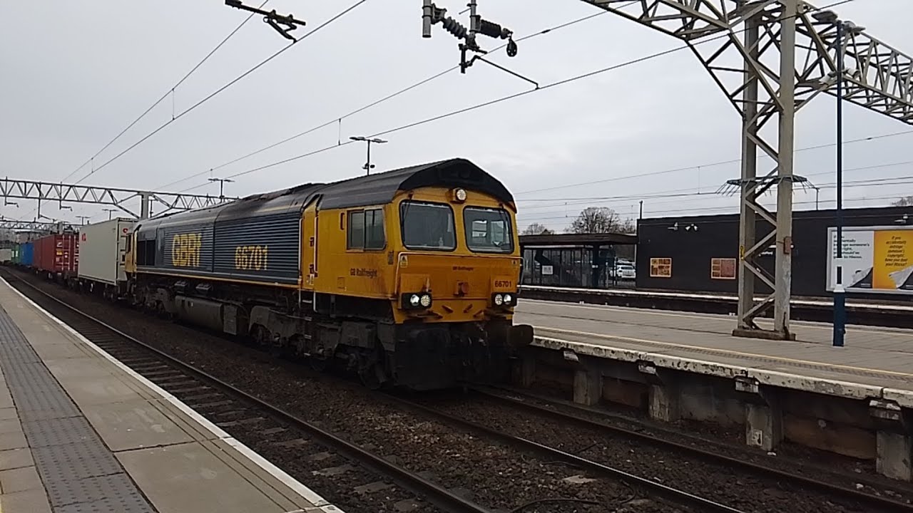 4L67 Ditton O'Connor Gbrf to Colchester goods loop Gbrf class 66701 ...