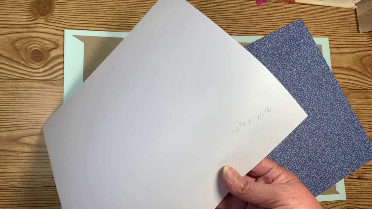 Double waterfall folio w/envelopes - YouTube